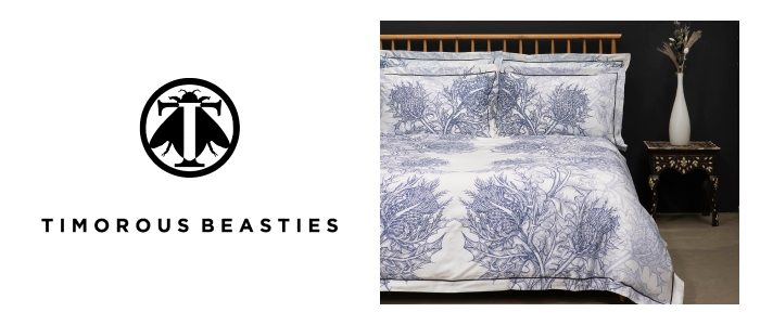 Timorous Beasties Bedding | Glasswells in East Anglia