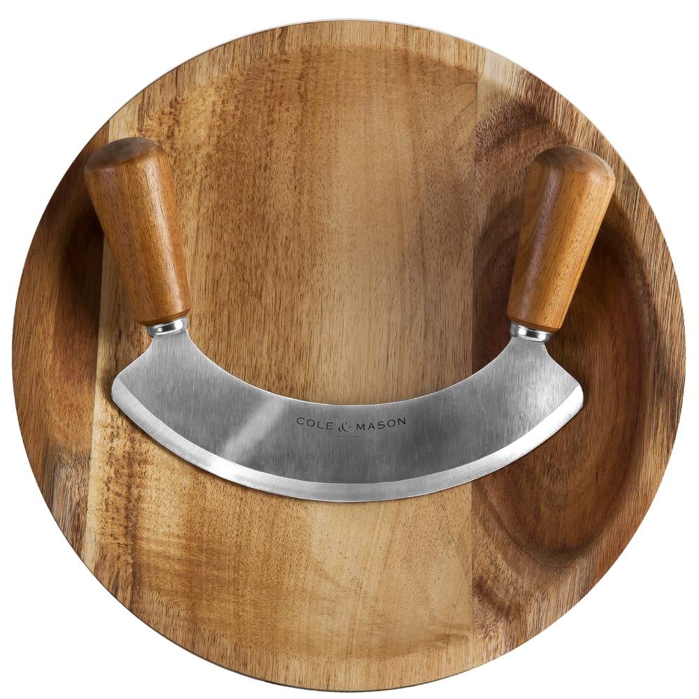 Ashden Mezzaluna & Acacia Board - Glasswells