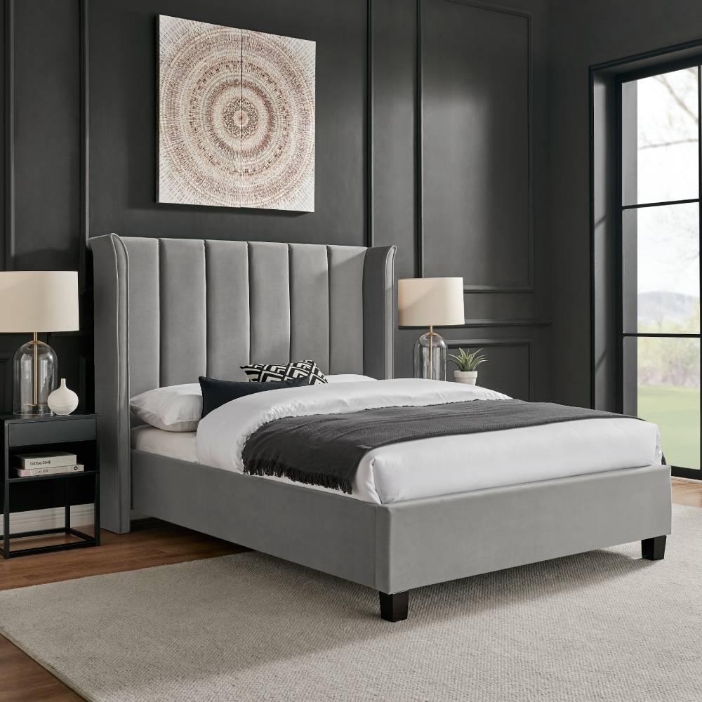Phoenix Bed Frame Silver - Glasswells