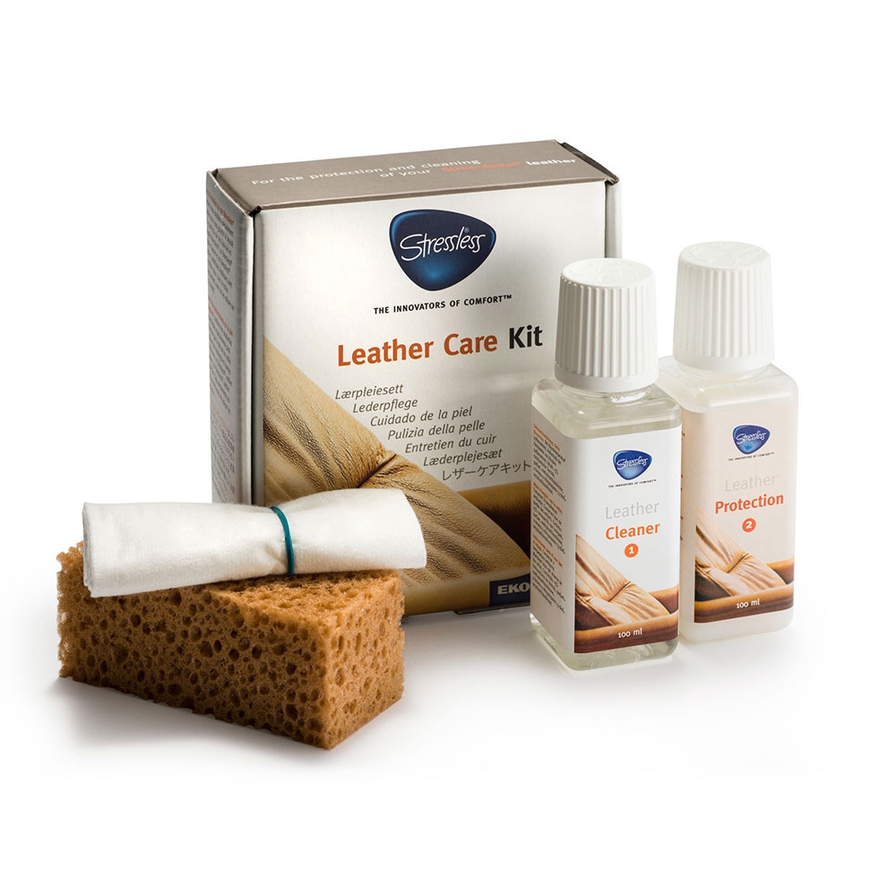 Stressless Leather Care Kit 100ml - Glasswells
