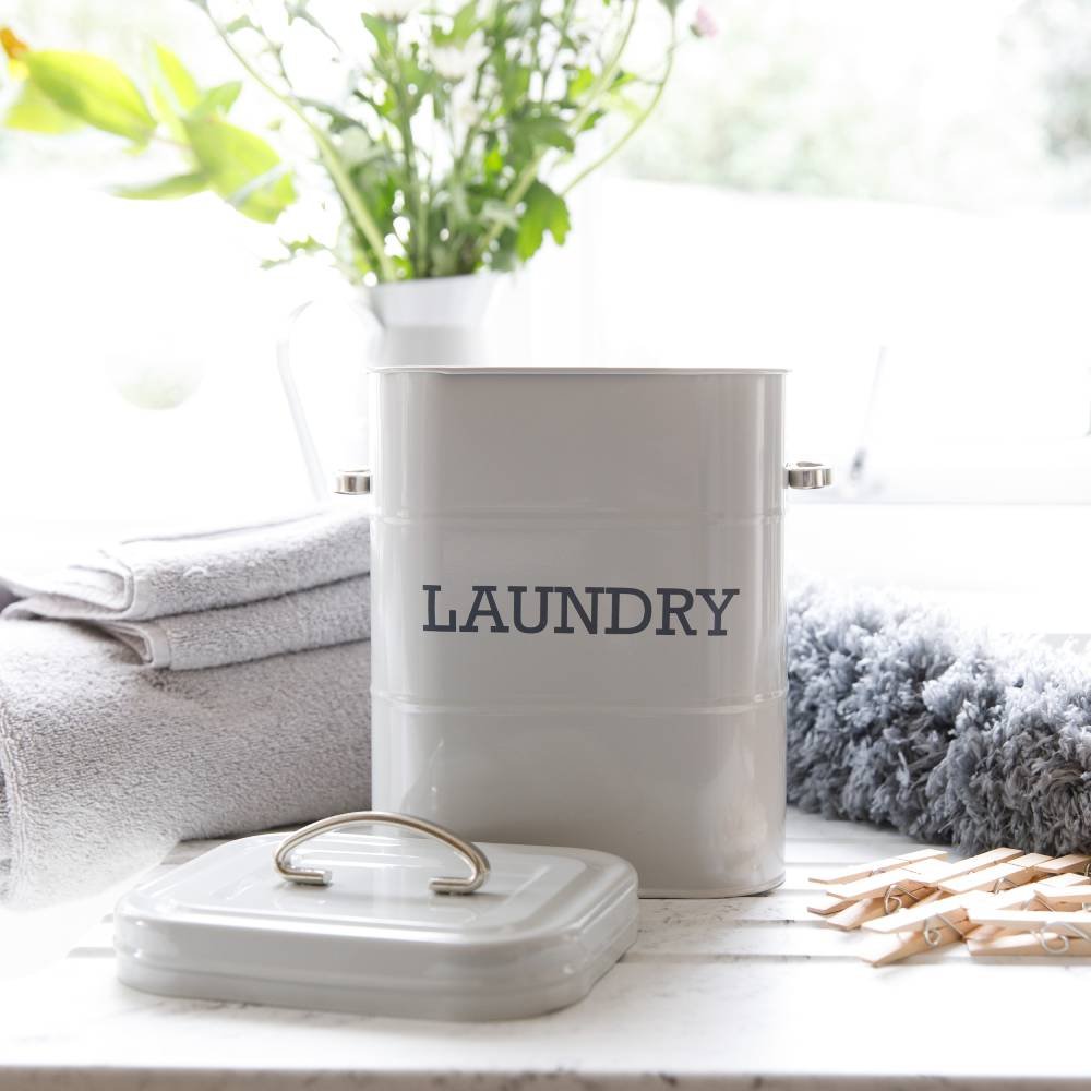 Living Nostalgia Laundry Soap Tin Grey - Glasswells