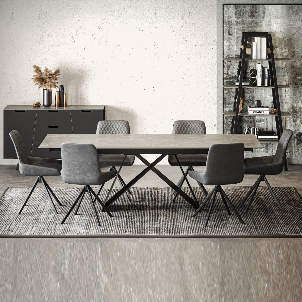 Orion Extending Dining Table 160-240cm - Glasswells