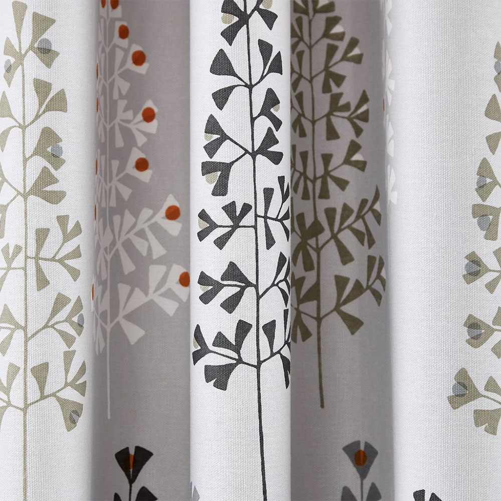 Helena Springfield Dahl Lined Curtains 168cm x 183cm Mono - Glasswells