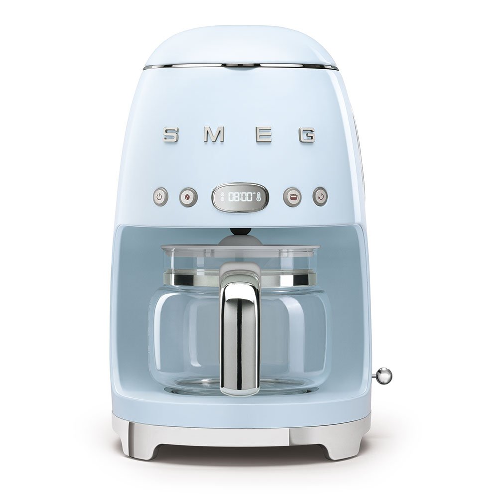 Smeg Drip Filter Coffee Machine Pastel Blue - Glasswells