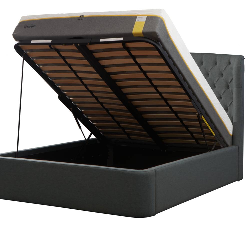 Holcot Ottoman Bed Frame Shetland Slate - Glasswells