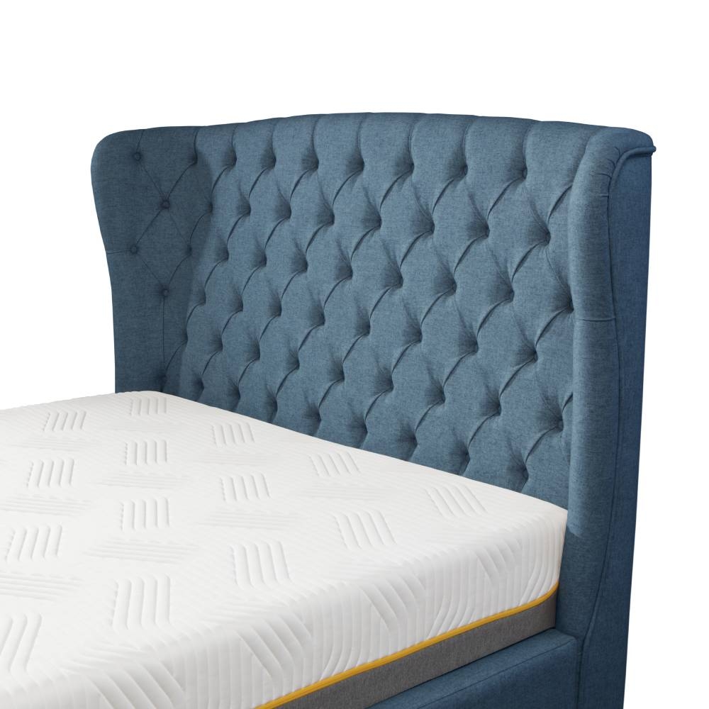 Holcot Ottoman Bed Frame Shetland Navy - Glasswells