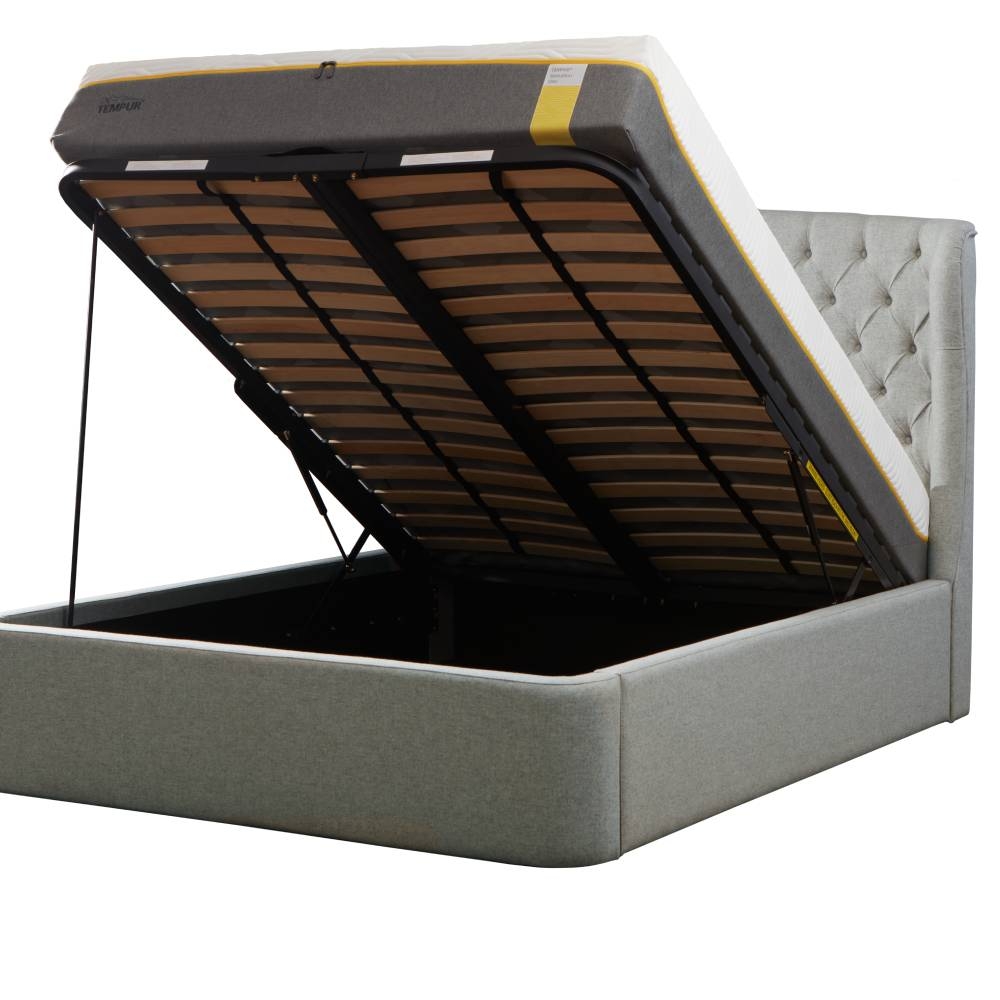 Holcot Ottoman Bed Frame Shetland Mercury - Glasswells