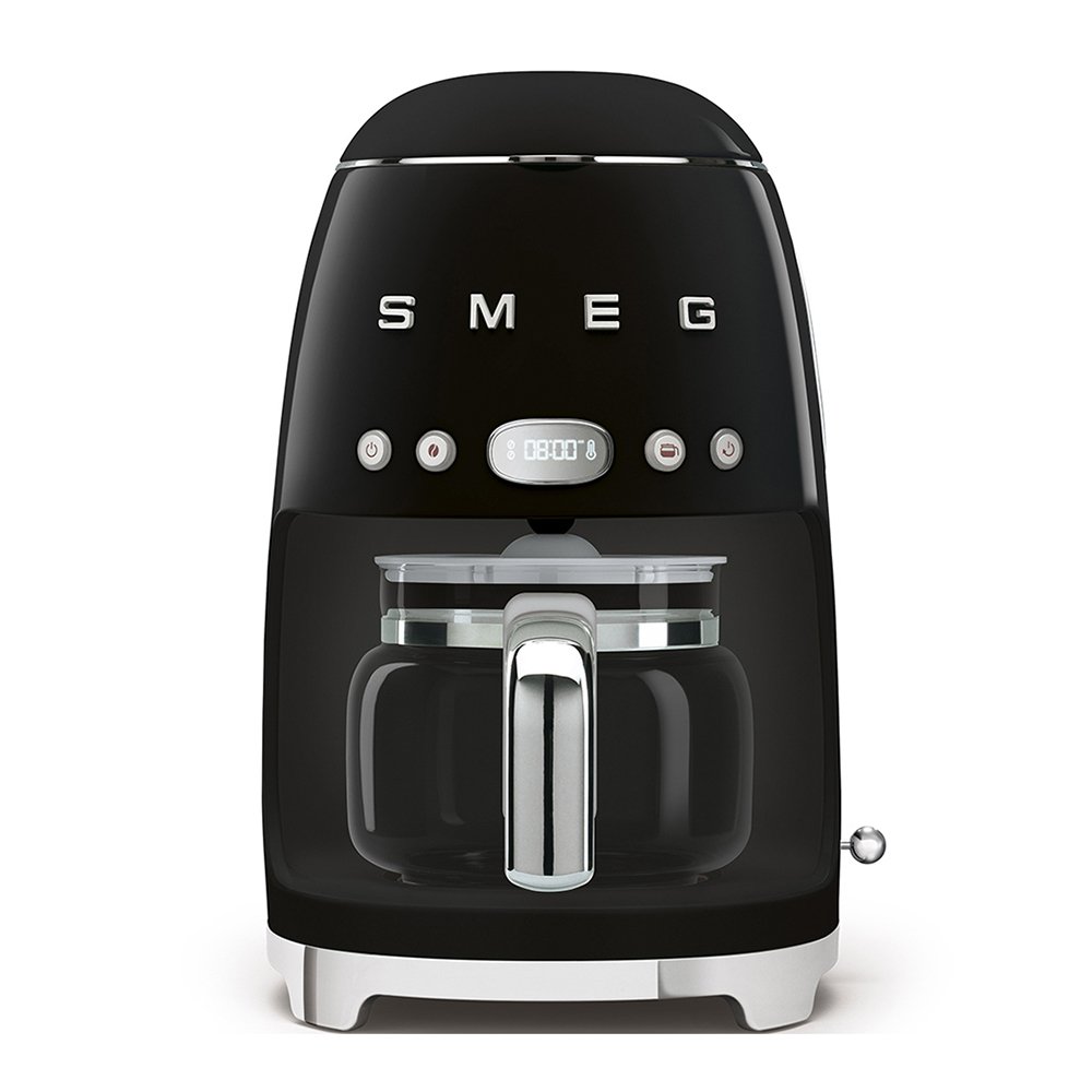 Smeg Drip Coffee Machine Black - Glasswells