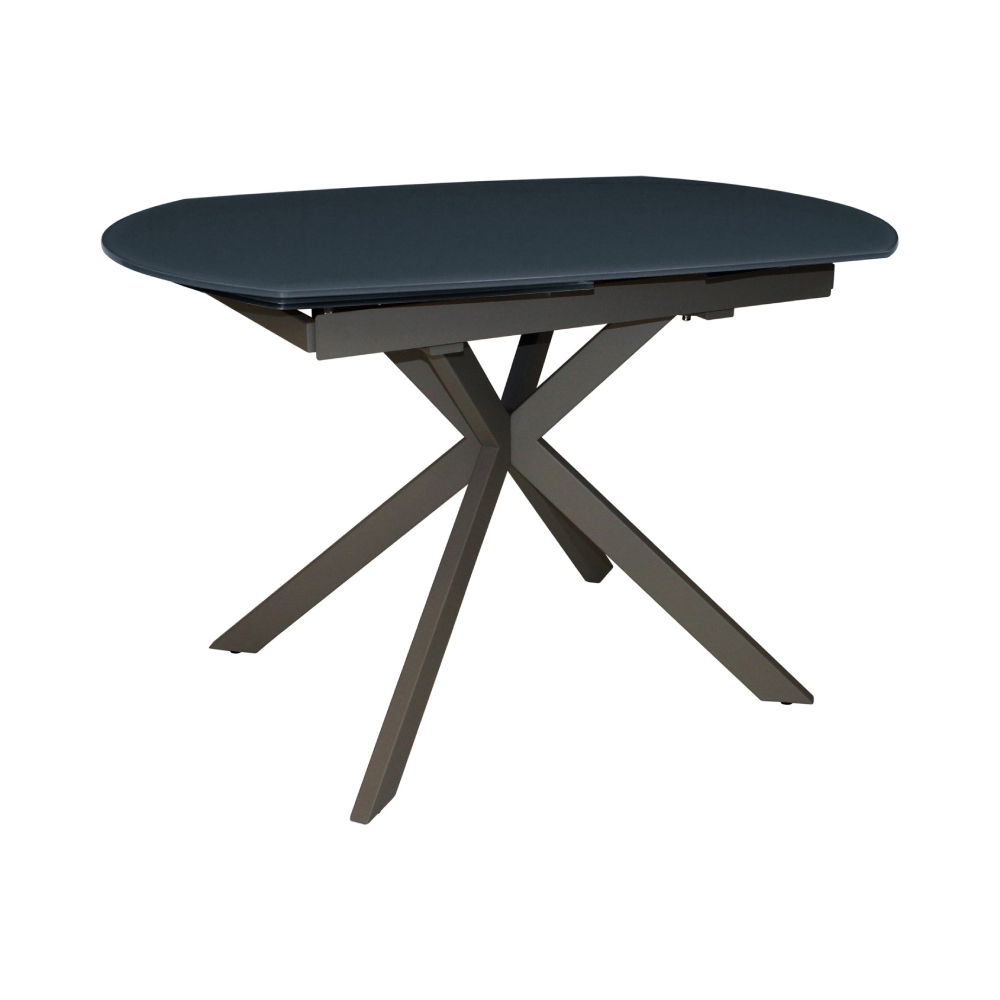 Flex Motion Extending Dining Table 120-180cm Grey - Glasswells