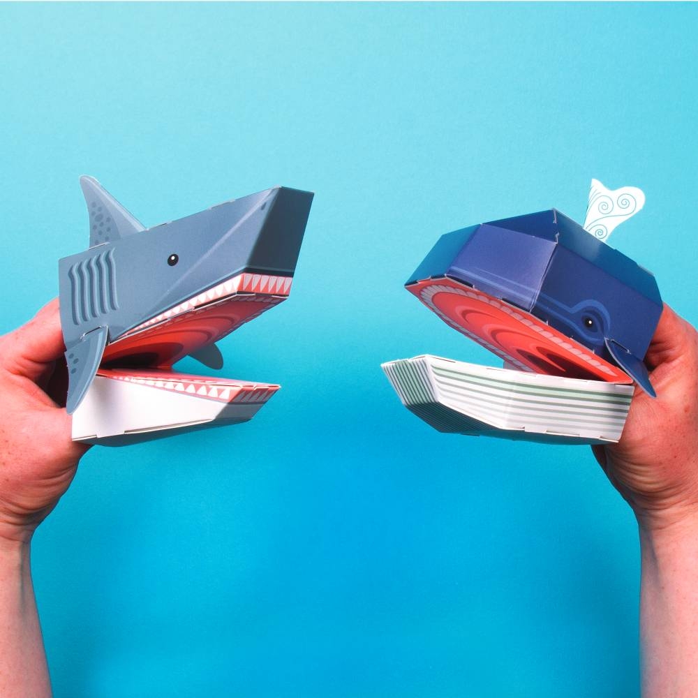 Create Your Own Ocean Puppets - Glasswells