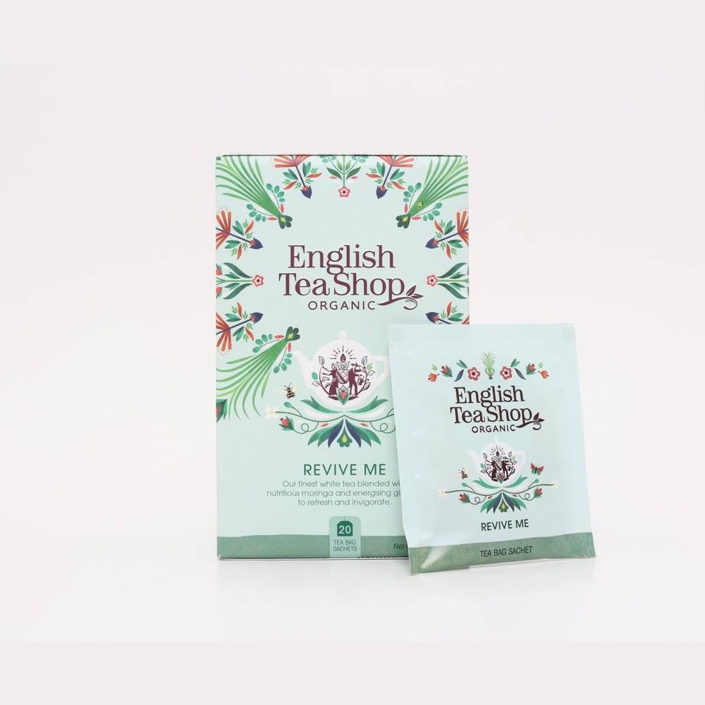 English Tea Shop Organic Revive Me Tea - Glasswells