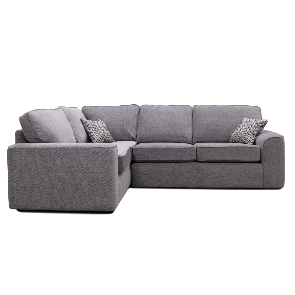 Isabella Corner Sofa LHF Platinum Grey - Glasswells