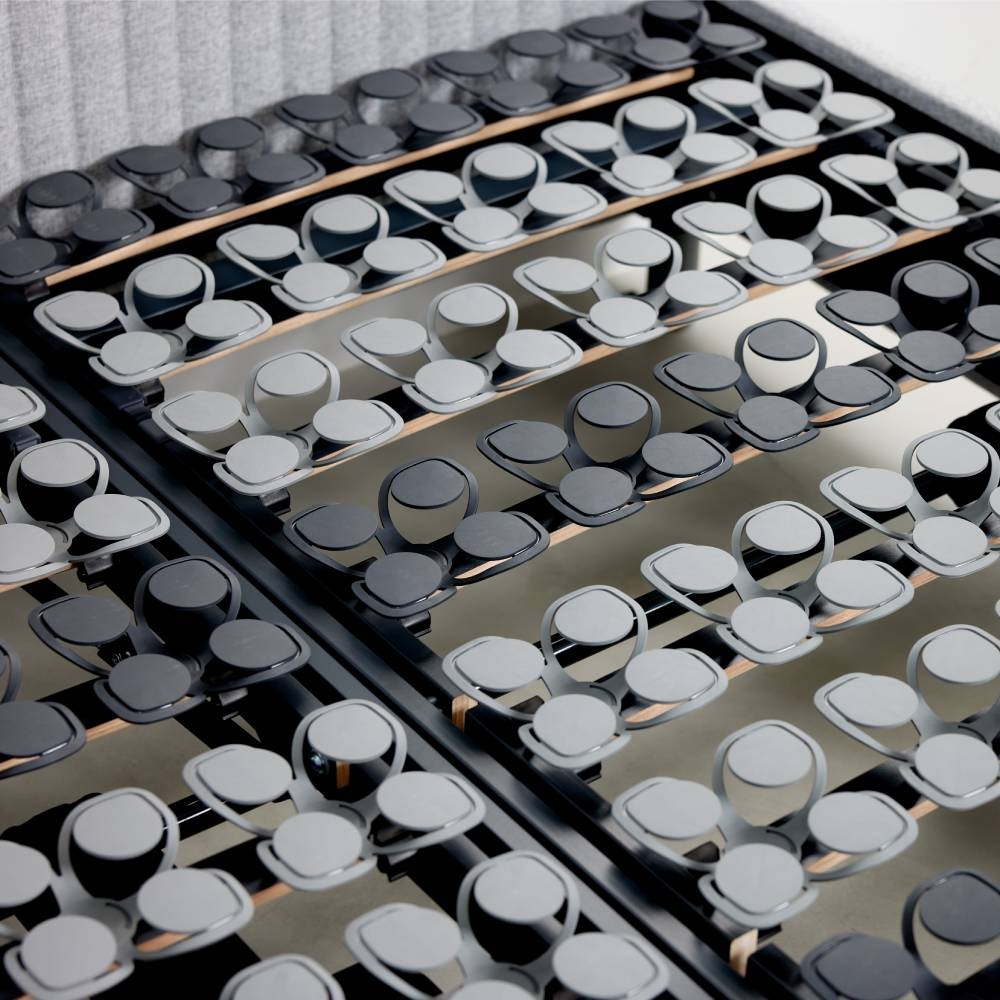 Tempur Arc Adjustable Disc Bed Frame With Vertical Headboard - Glasswells