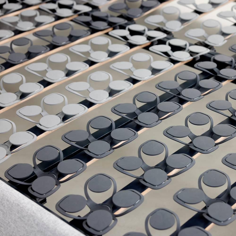 Tempur Arc Static Disc Bed Frame With Form Headboard - Glasswells