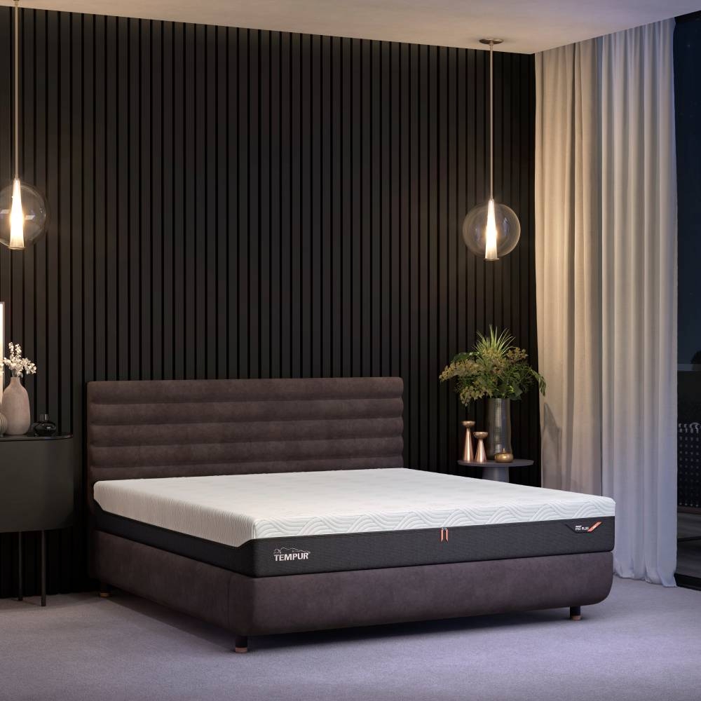 Tempur Arc Static Disc Bed Frame With Vectra Headboard - Glasswells