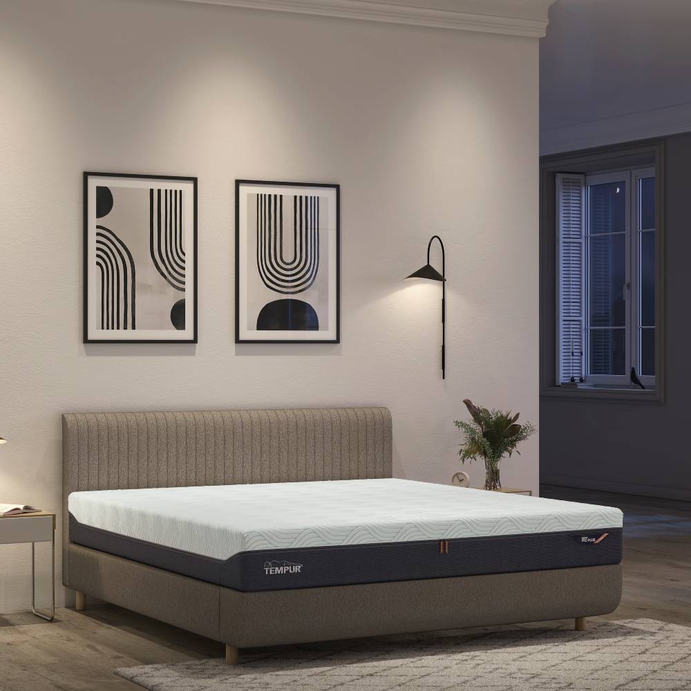 Tempur Arc Static Disc Bed Frame With Vertical Headboard - Glasswells