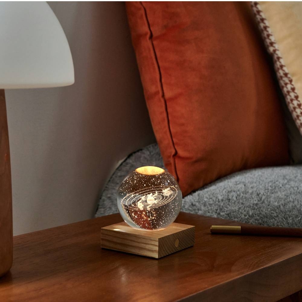 Solar System Amber Crystal Light - Glasswells