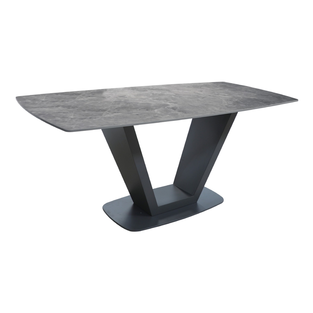 Ariel Dining Table 180cm Grey - Glasswells