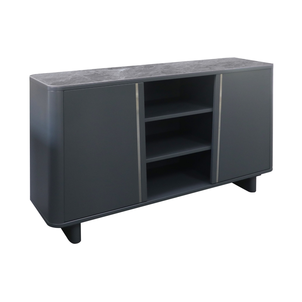 Ariel Large Sideboard Grey - Glasswells