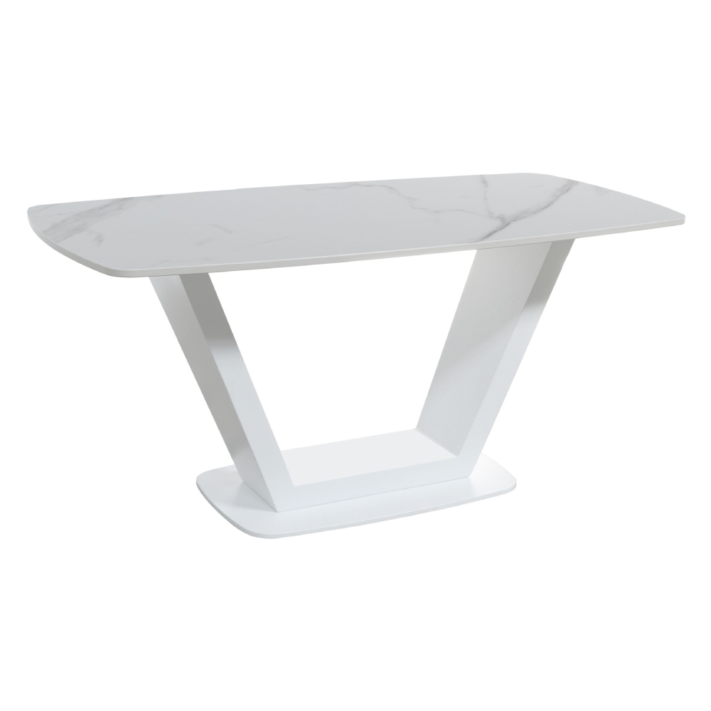 Ariel Coffee Table White - Glasswells
