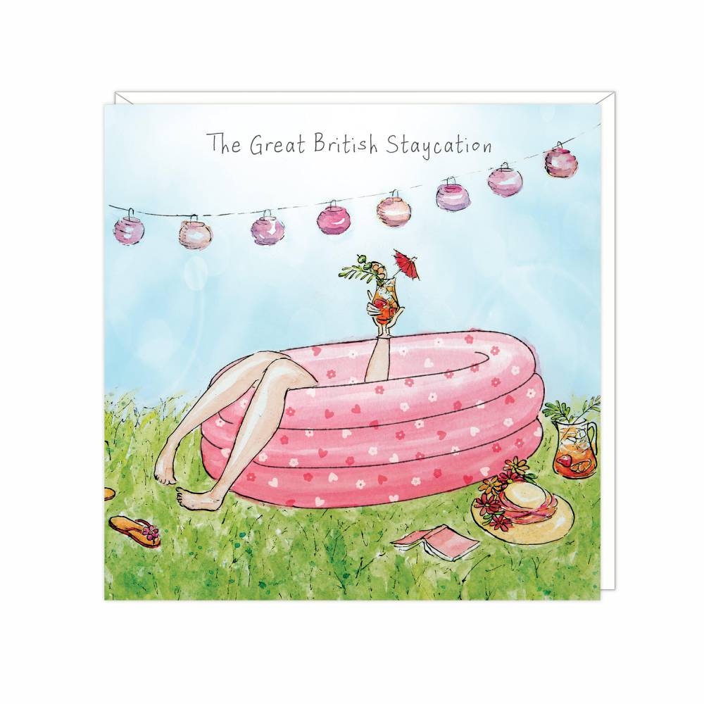 Staycation - Greeting Card - Glasswells