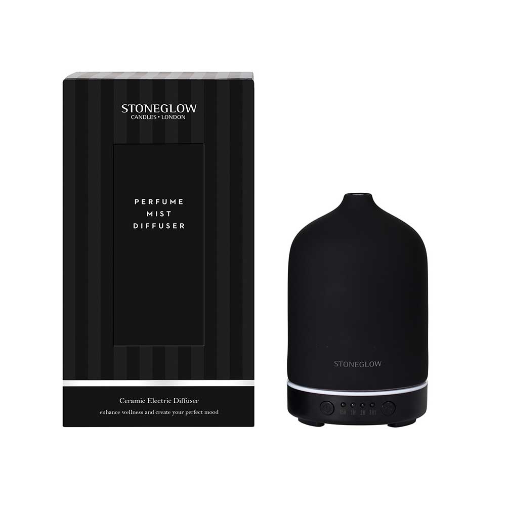 Stoneglow Modern Classics Black Perfume Mist Diffuser - Glasswells
