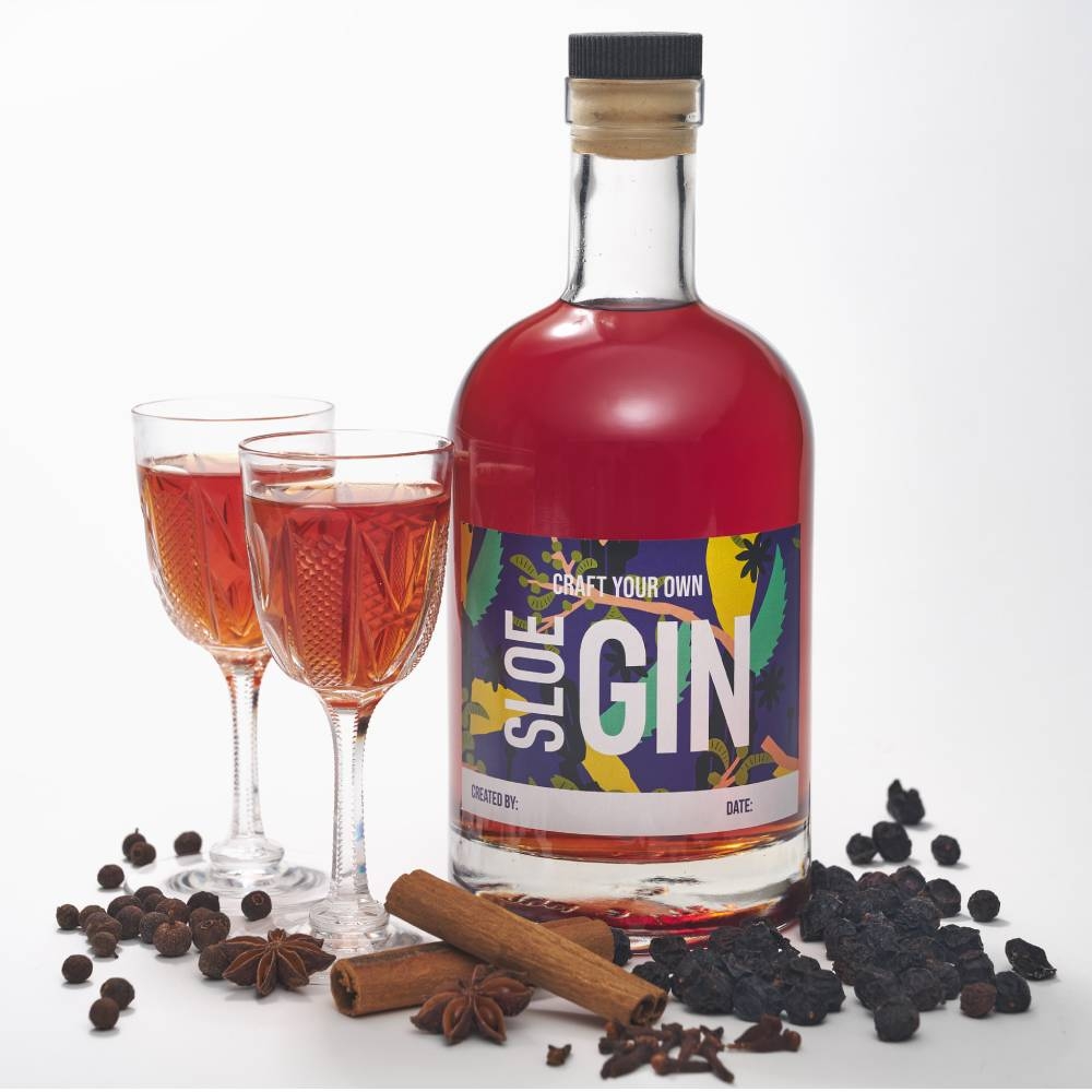 The Hedgerow Make Your Own Sloe Gin Kit - Glasswells