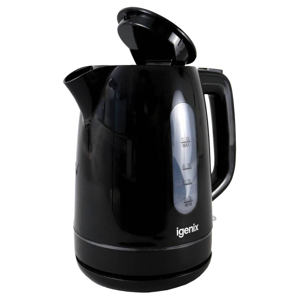 Igenix 1L Jug Kettle Black - Glasswells
