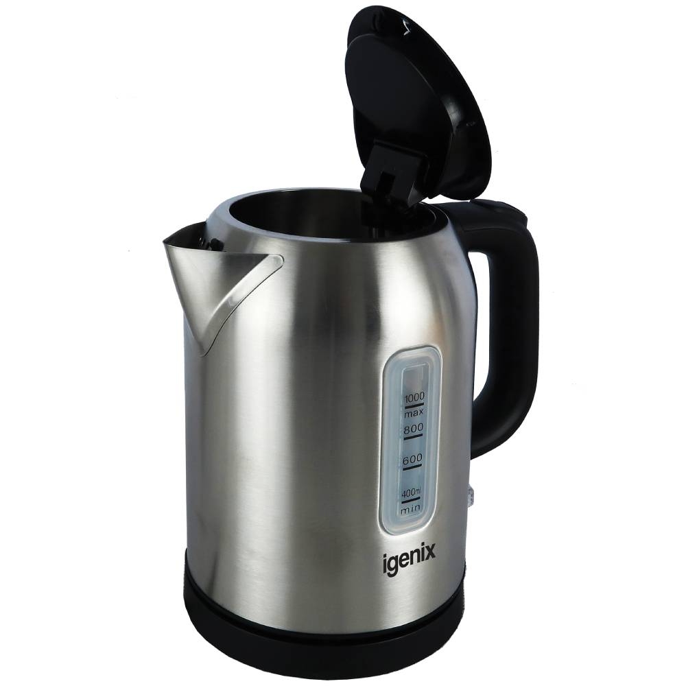 Igenix 1L Jug Kettle Stainless Steel - Glasswells