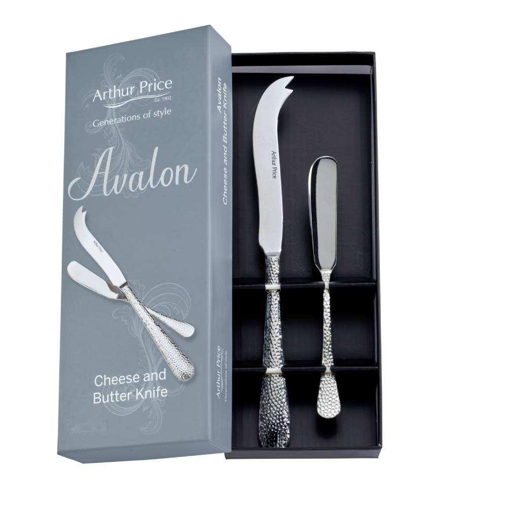 Arthur Price Avalon Cheese And Butter Knife Set - Glasswells