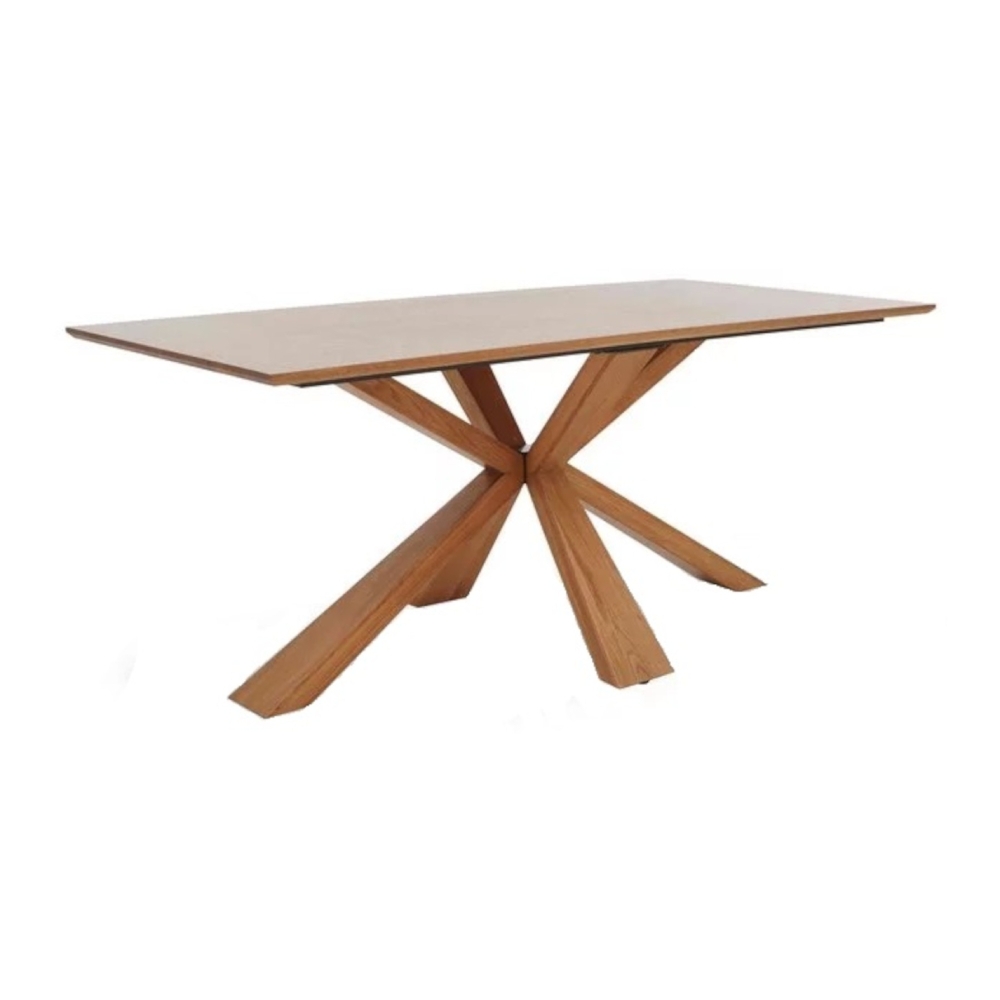 Hawthorn Dining Table 180cm/Wood Base - Glasswells