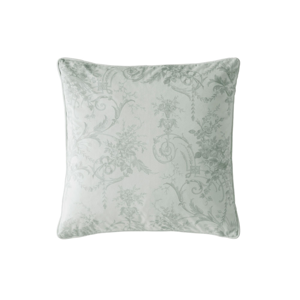 Laura Ashley Tuileries 50cm Cushion Dark Sage - Glasswells