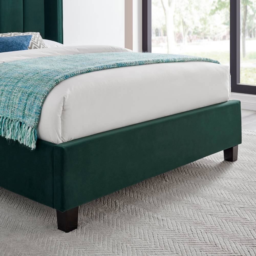 Phoenix Bed Frame Emerald Green - Glasswells