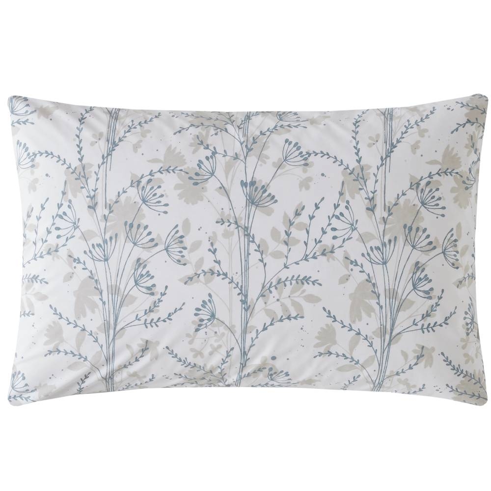 Laura Ashley Fennelton Pillowcase Pair Natural - Glasswells