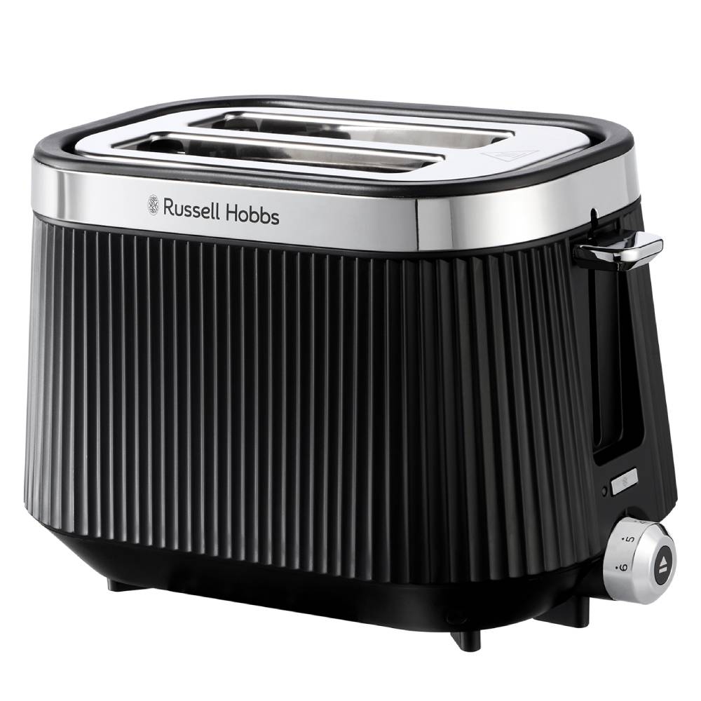 Russell Hobbs Brontë 2 Slice Toaster Black - Glasswells