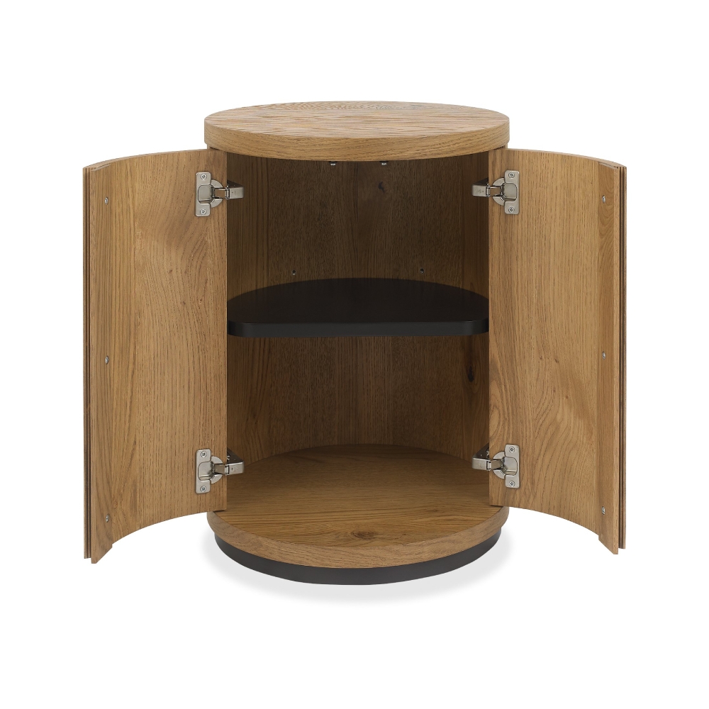 Vigo Round Lamp Table - Glasswells