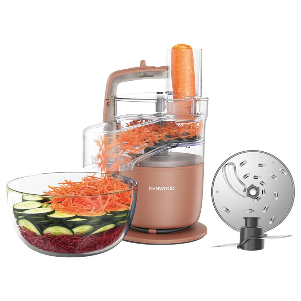Kenwood Multipro Compact Food Processor Clay Red - Glasswells