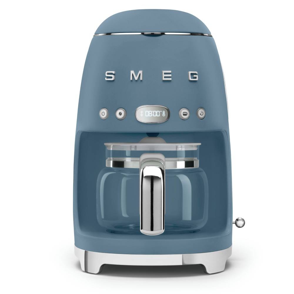 Smeg Drip Coffee Machine Storm Blue - Glasswells