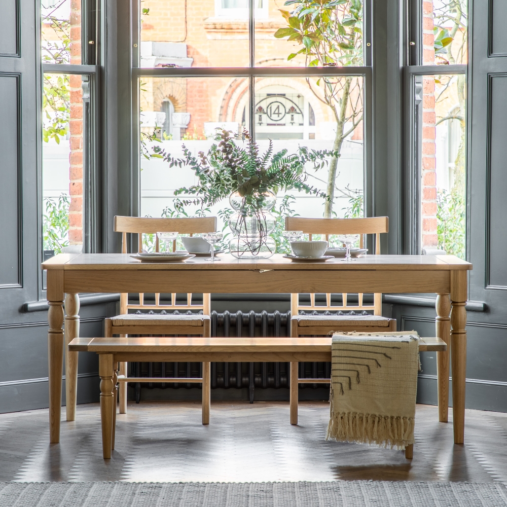 Erin Extending Dining Table 180-230cm Natural - Glasswells