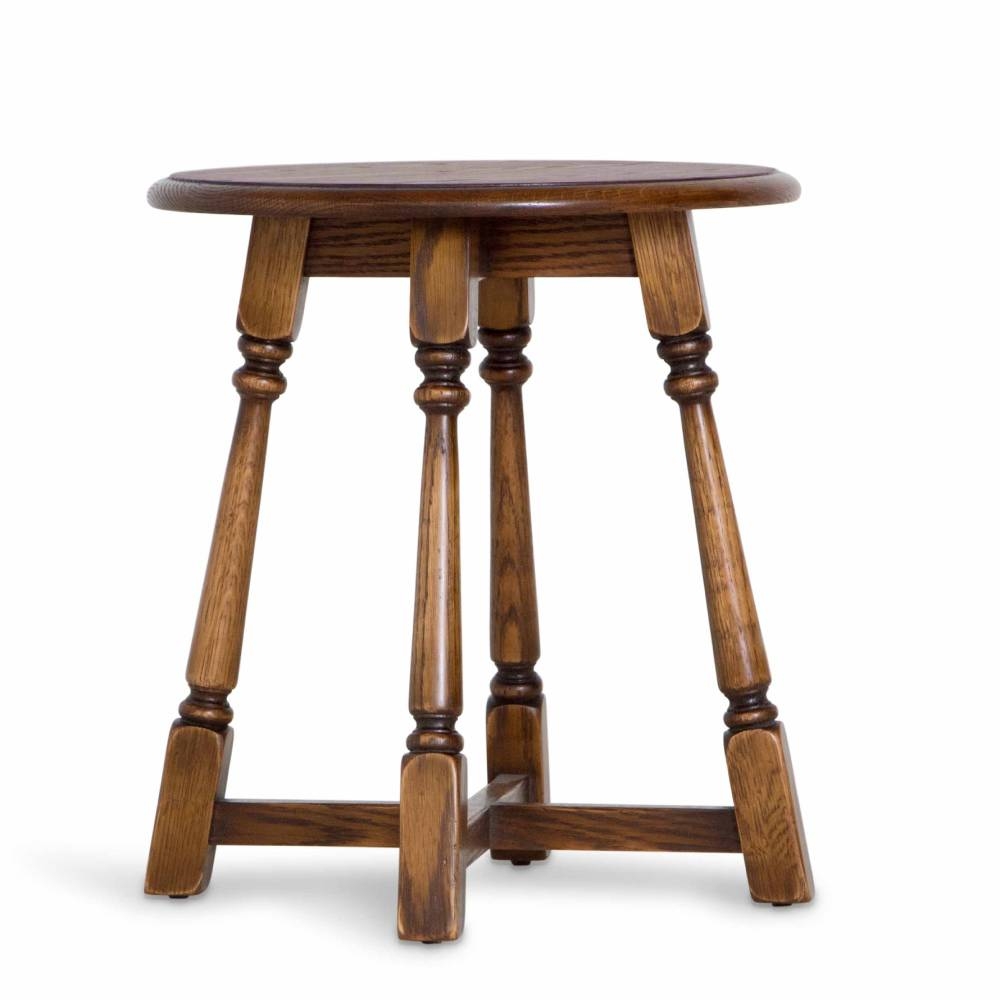 Old Charm Round Lamp Table - Glasswells