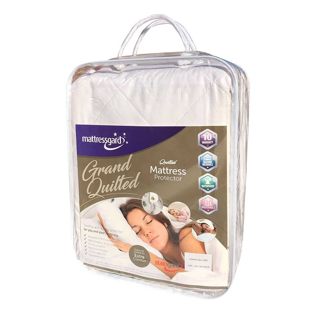 Stainguard Grand Quilted Mattress Protector - Glasswells