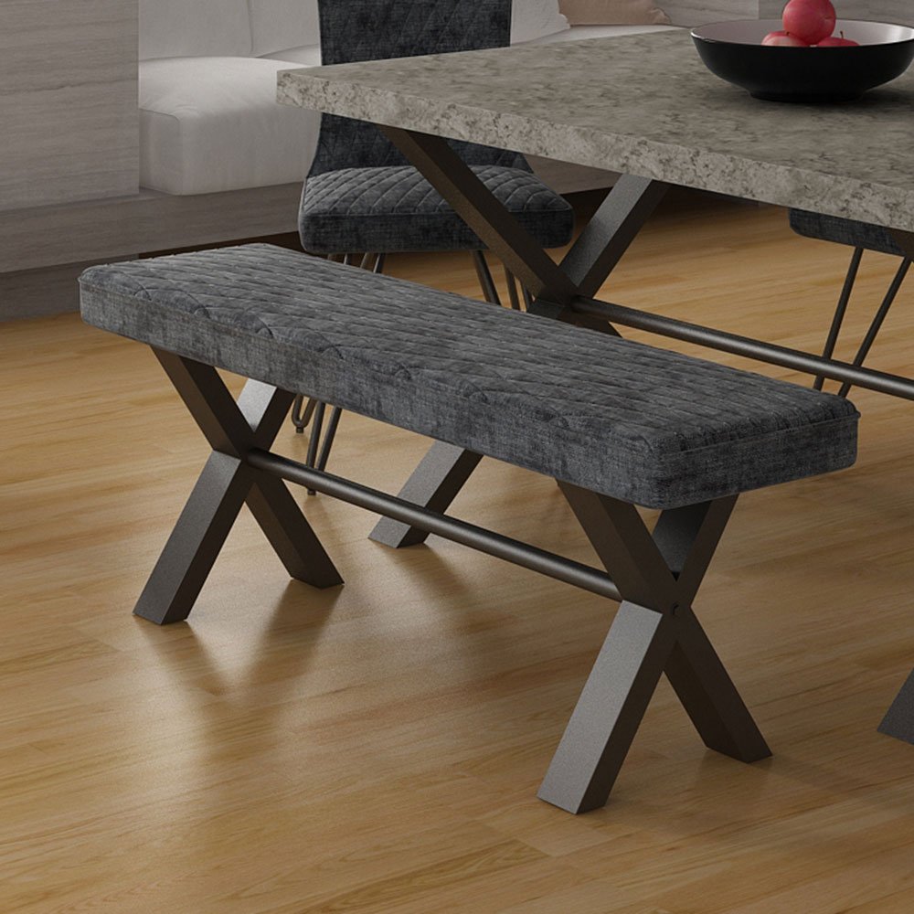 Fuji 180cm Quilted Bench Stone - Glasswells