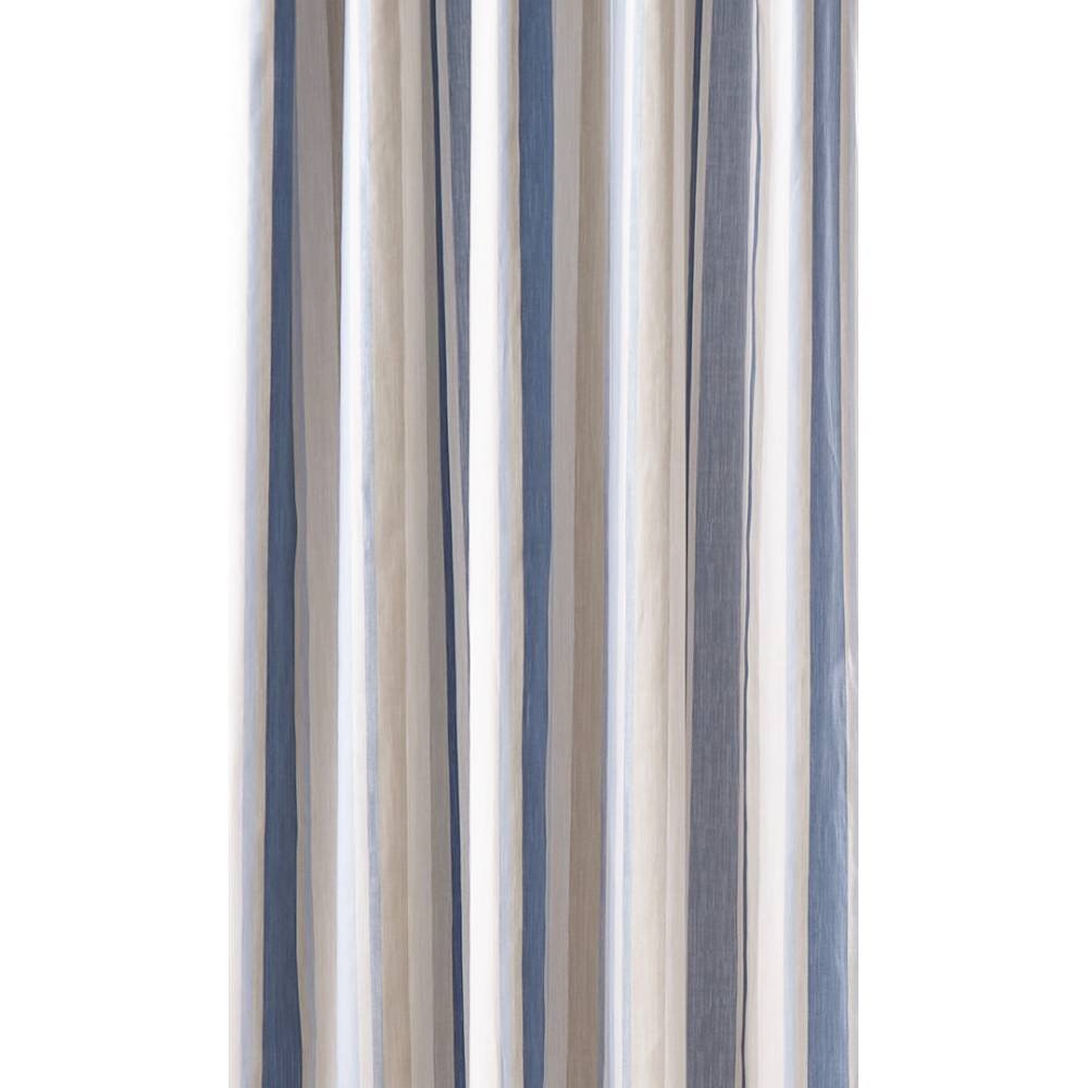 Laura Ashley Awning Stripe Readymade Blackout Curtains Seaspray ...