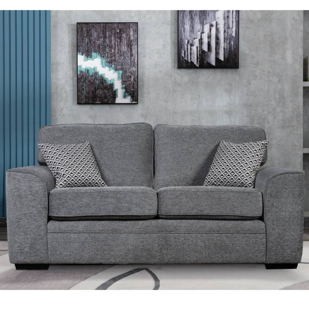 Isabella 2 Seater Sofa Platinum - Glasswells