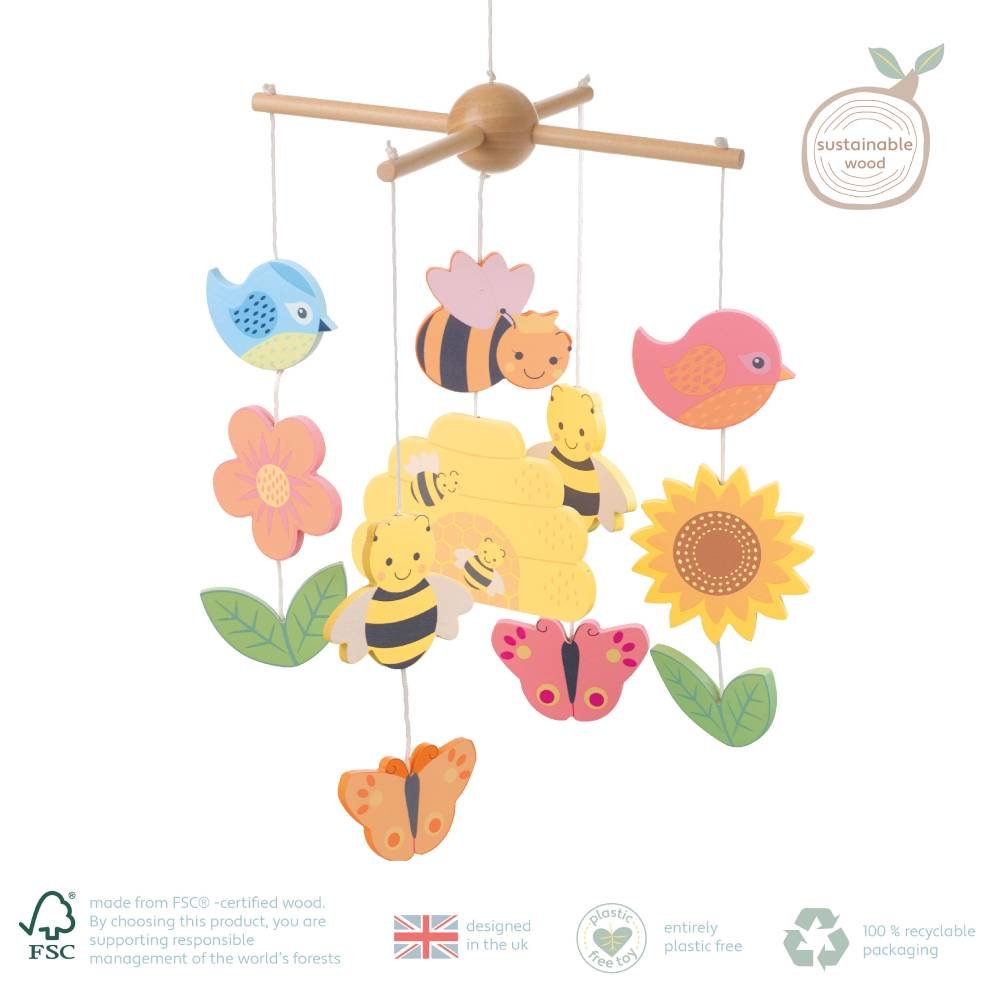 Orange Tree Toys Spring Garden Mobile FSC - Glasswells