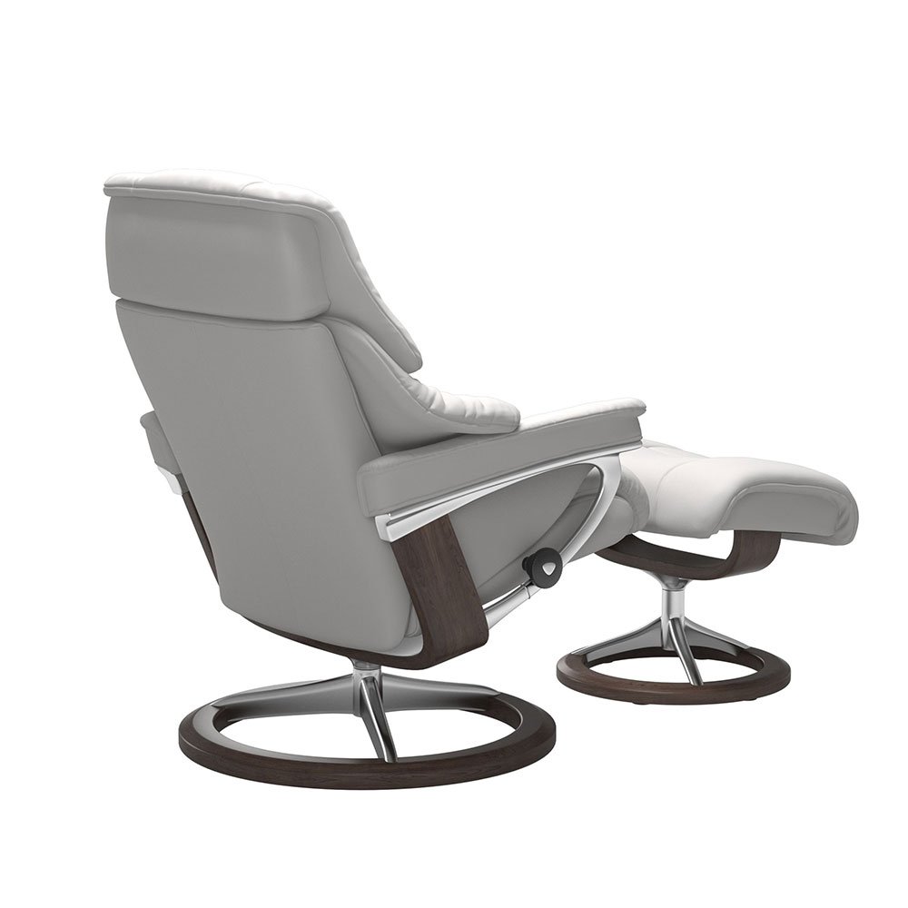 Stressless Reno Signature Chair With Footstool - Glasswells