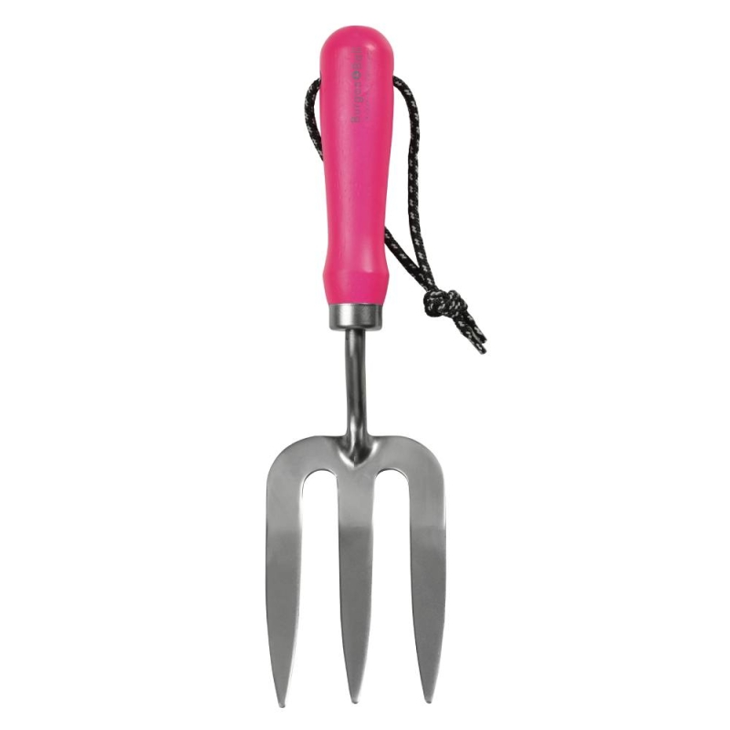 Flora Brite Hand Fork Pink - Glasswells