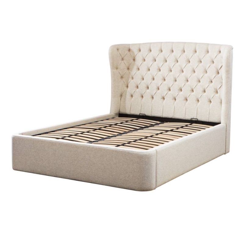 Holcot Ottoman Bed Frame Shetland Pebble - Glasswells