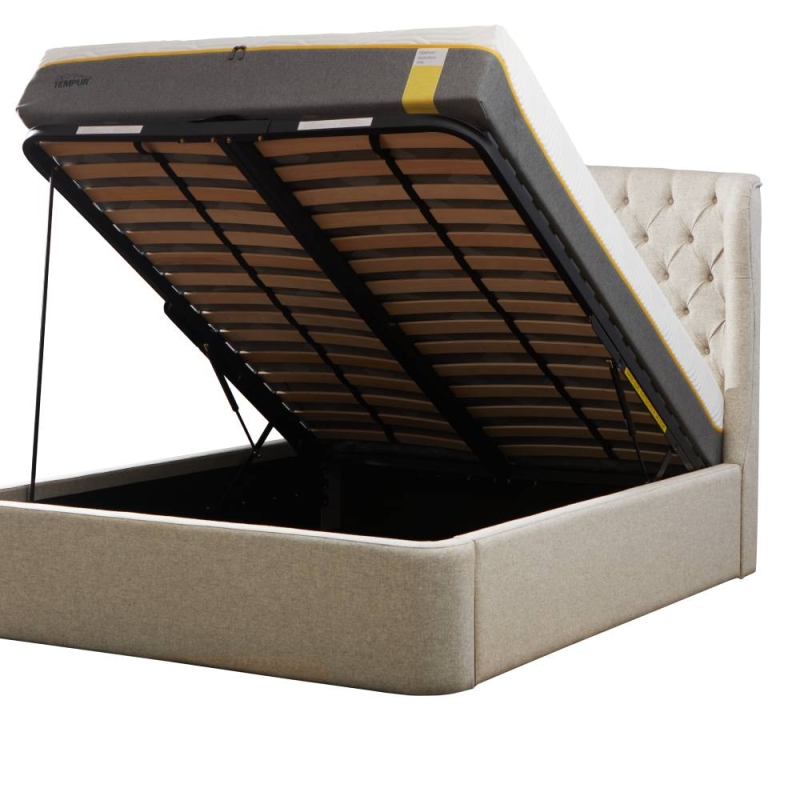 Holcot Ottoman Bed Frame Shetland Pebble - Glasswells