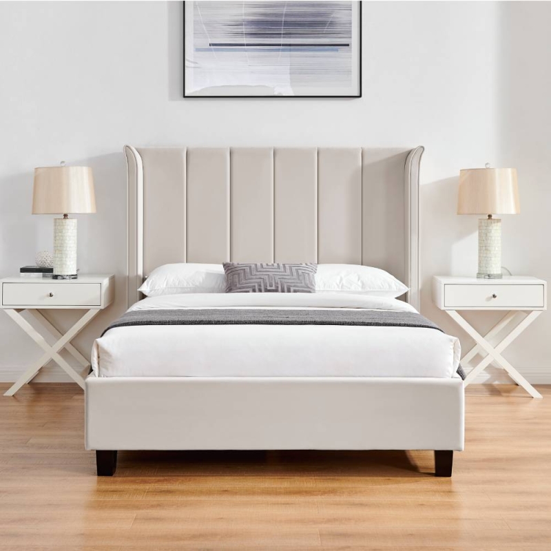 Phoenix Bed Frame Navy Blue - Glasswells